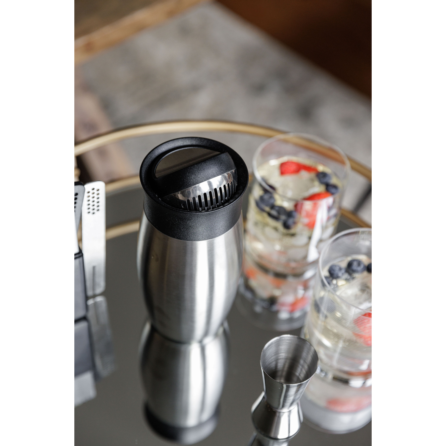 BarCraft Flip Top Cocktail Shaker