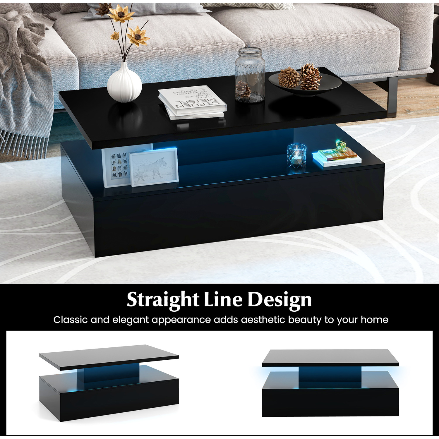 Modern LED Coffee Table