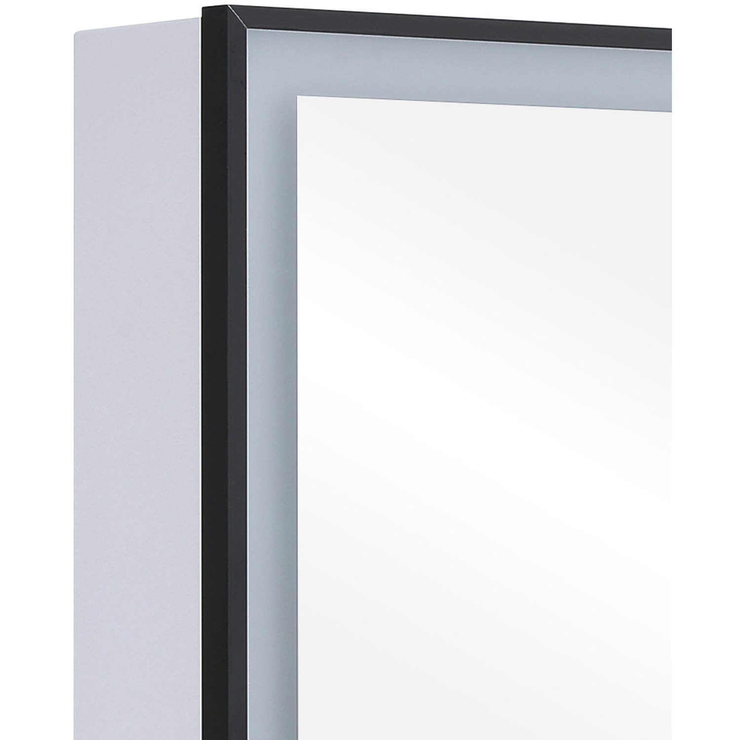 Fog-Free LED Bathroom Mirror Cabinet Shaver Socket One Door