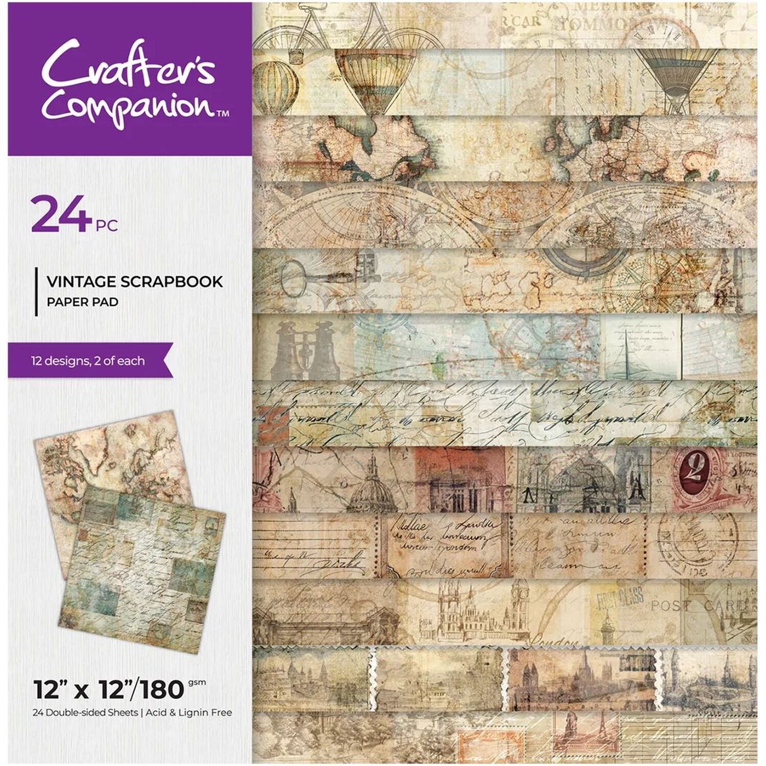 Crafters Companion Aged Paper Pads