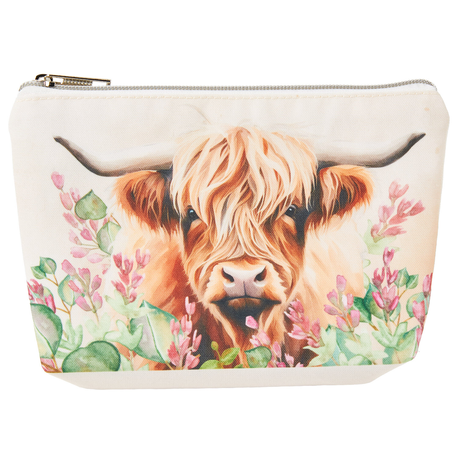 Highland Cow Fabric Pencil Case