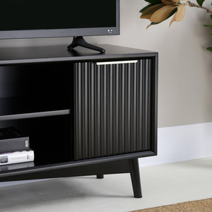 Monza - Fluted TV Unit with Storage