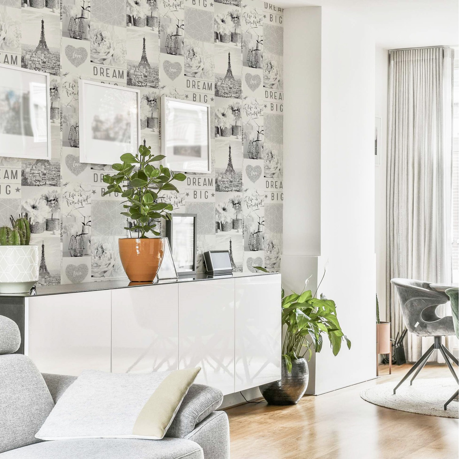 Arthouse Life Is Beautiful Mono Wallpaper