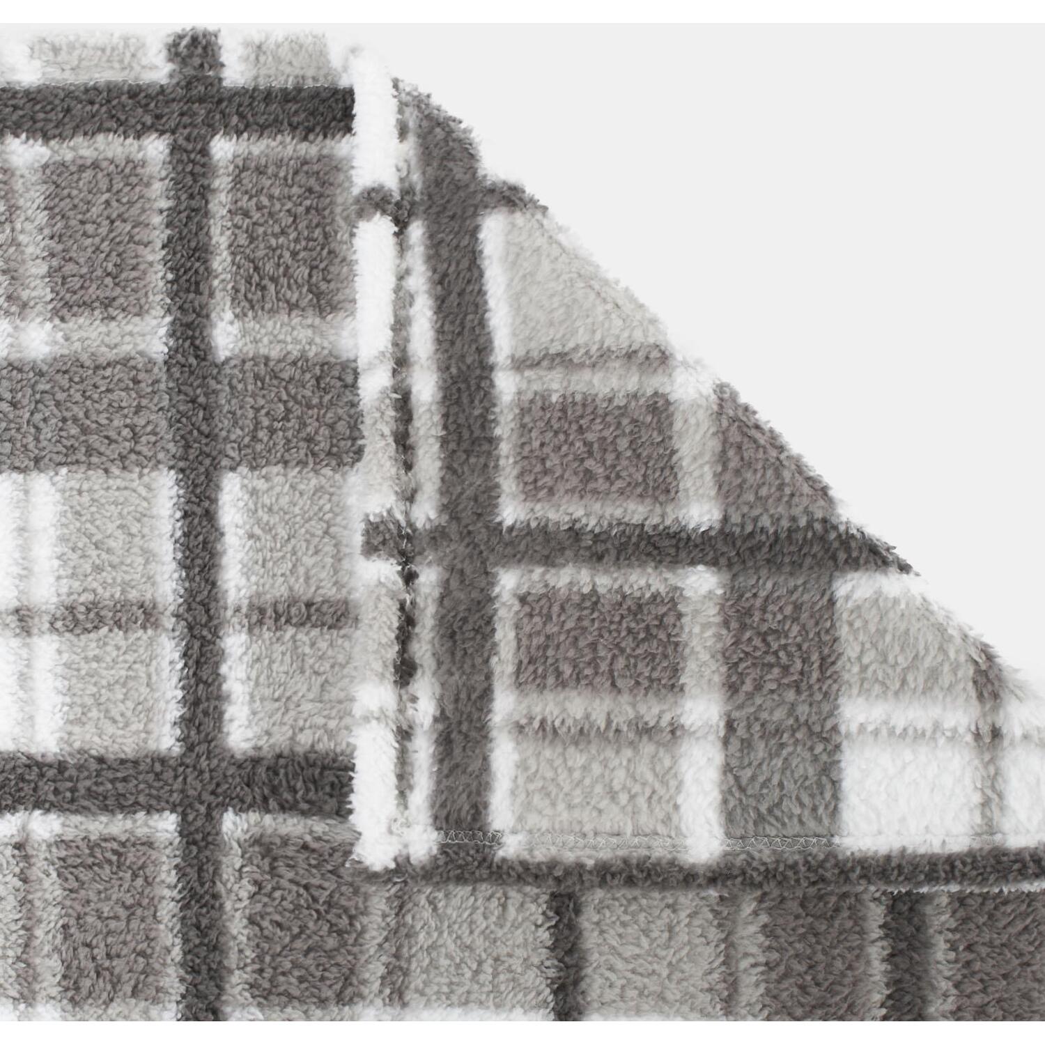 Check Tartan Teddy Blanket