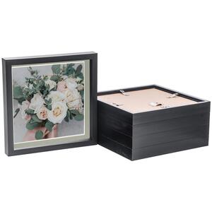 3D Box Photo Frame - 10x10" with 8x8" Mount - Pack of 5