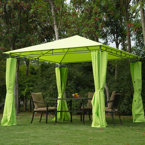 3m x 3m Metal Gazebo Marquee Outdoor Garden Party Tent Canopy Shelter ...