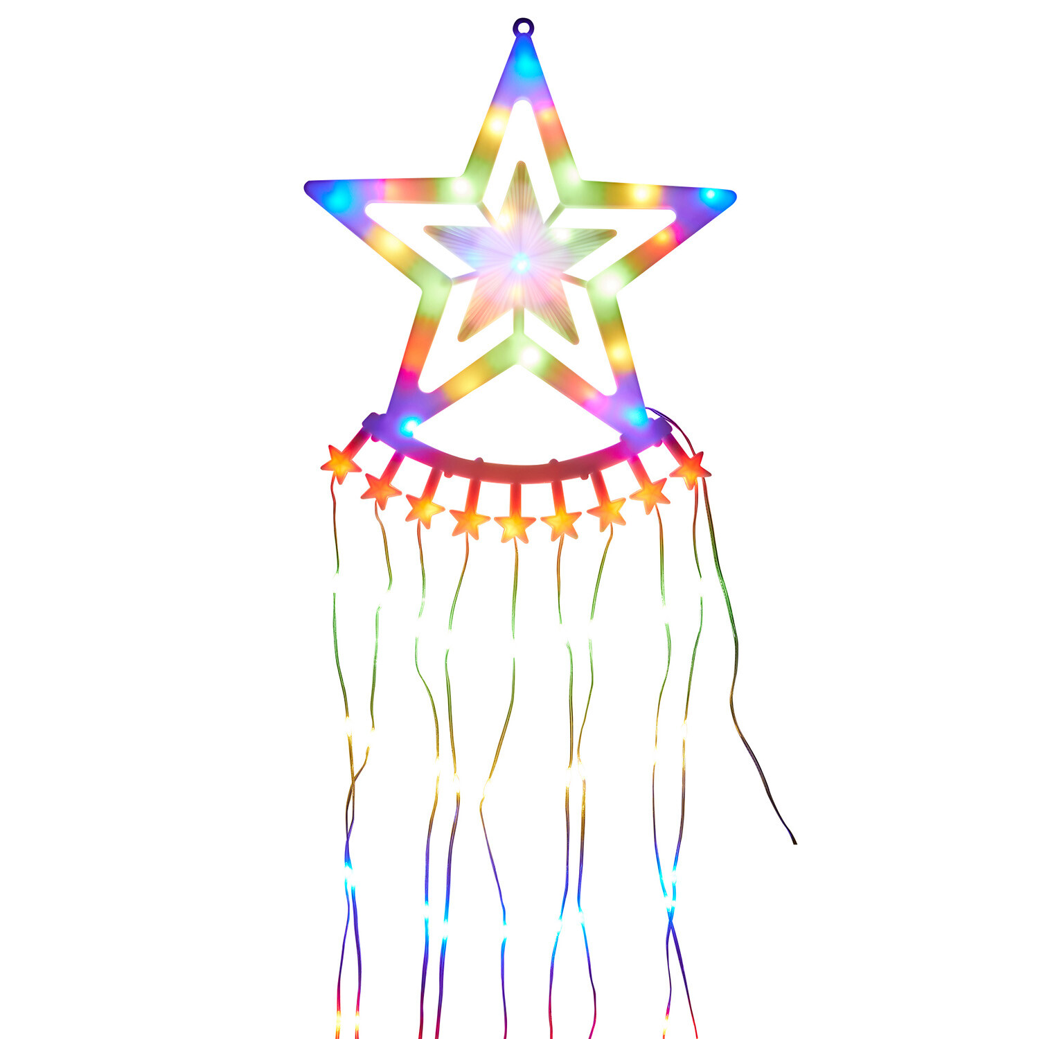 Star Waterfall Multicoloured LED Light