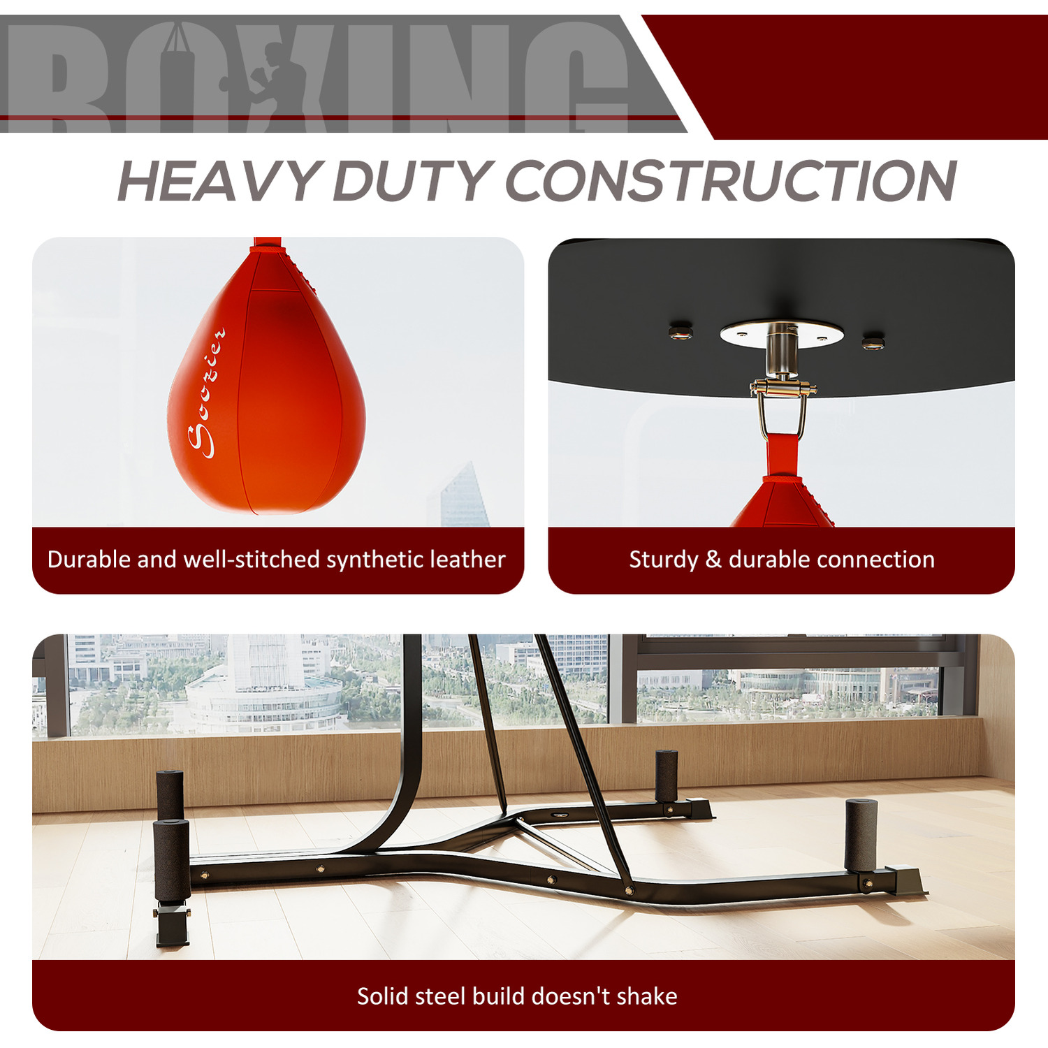 Free-Standing Speed Boxing Punch Bag