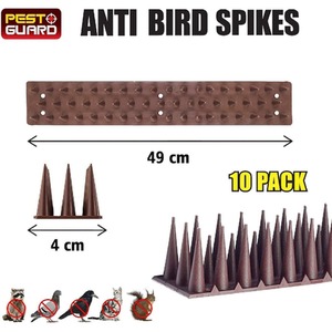 10 x Wall Fence Guard Spike Strips
