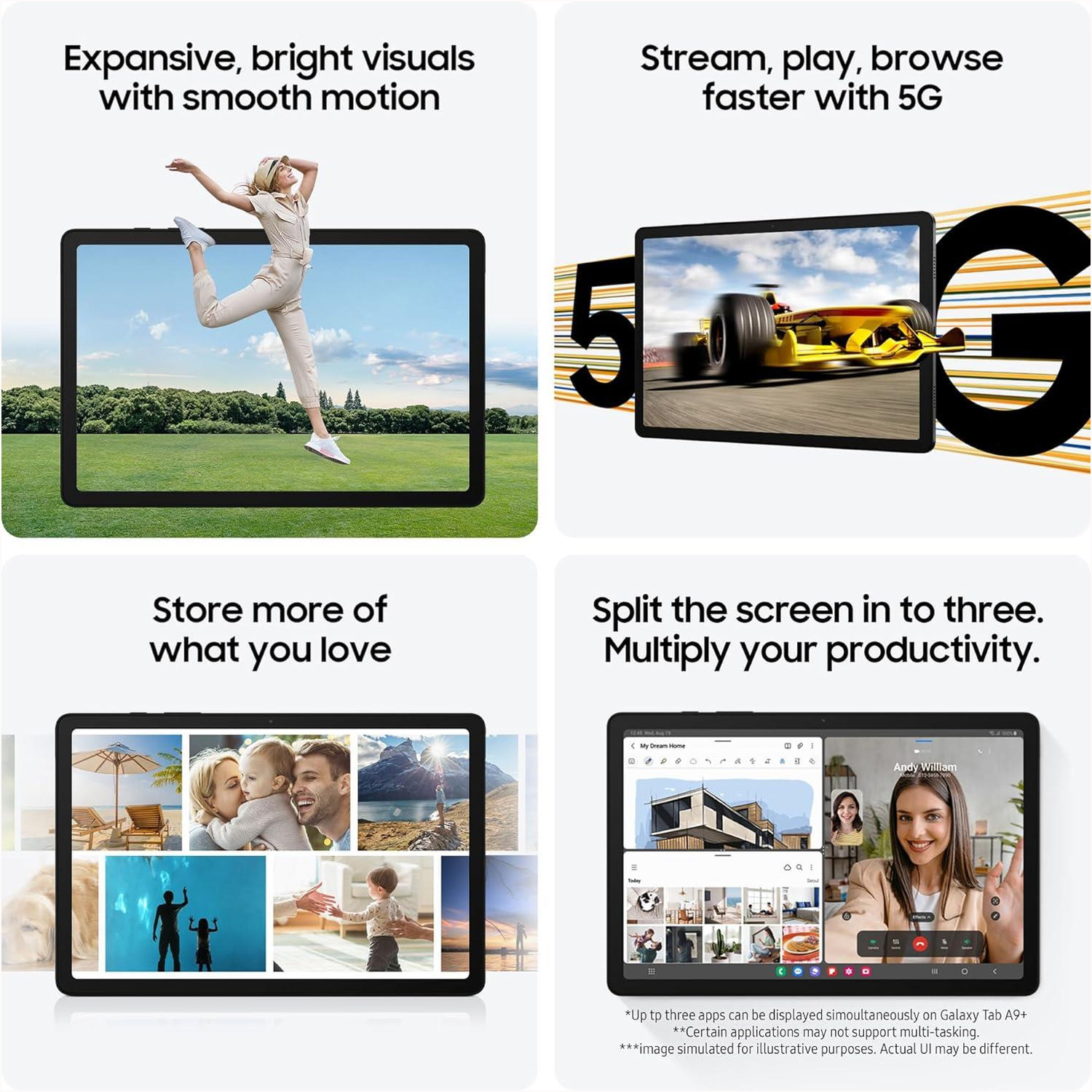 Galaxy A9 Plus SM X216B 11 Inch Tablet