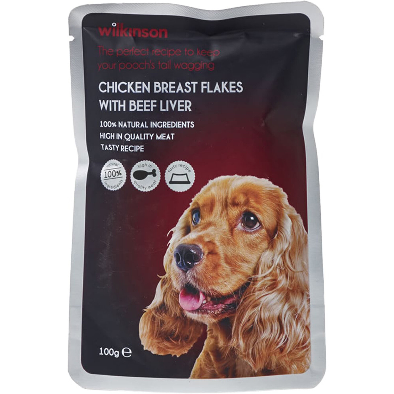 Chicken Breast Flakes Dog Food Pouch