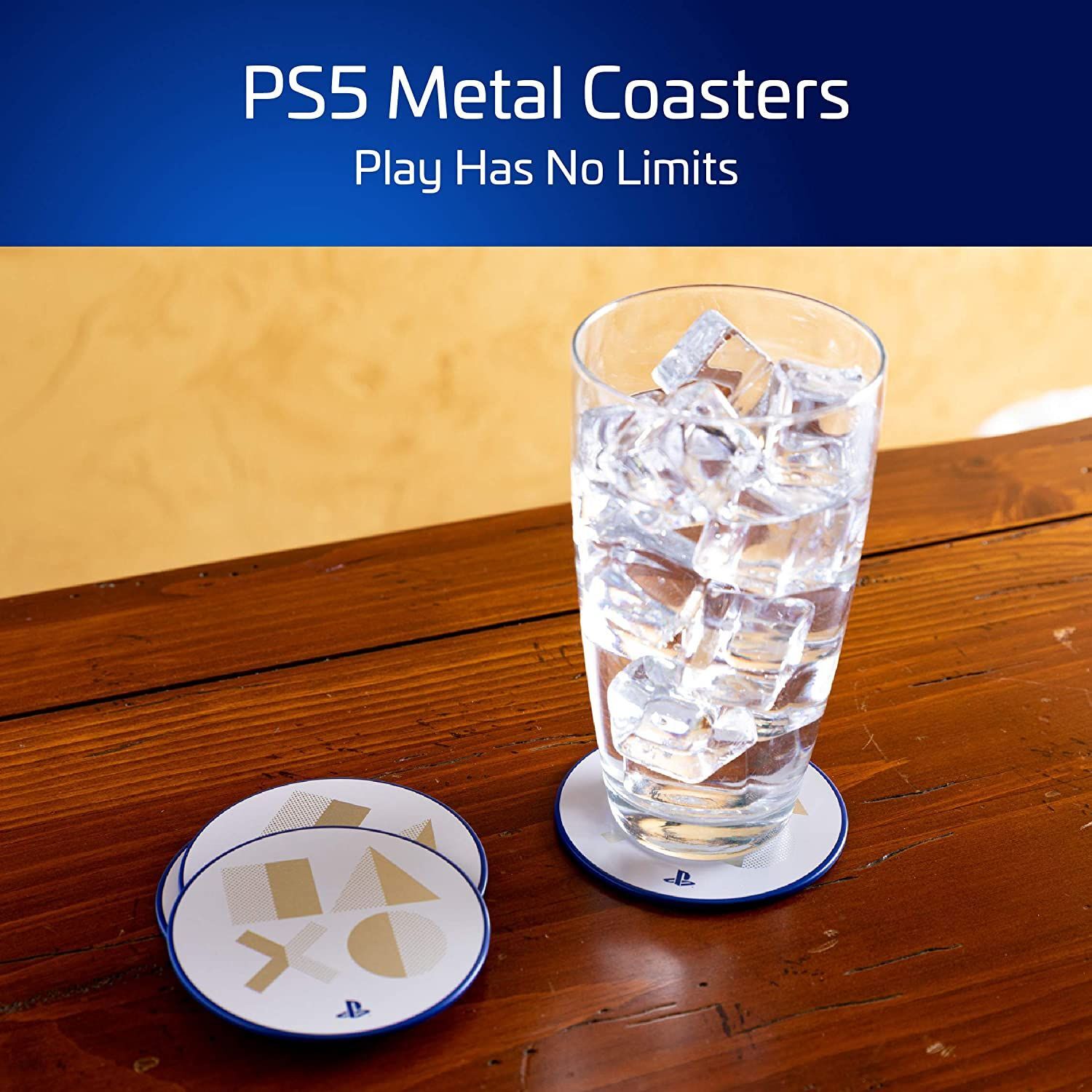 PlayStation PS5 Metal Drink Coasters