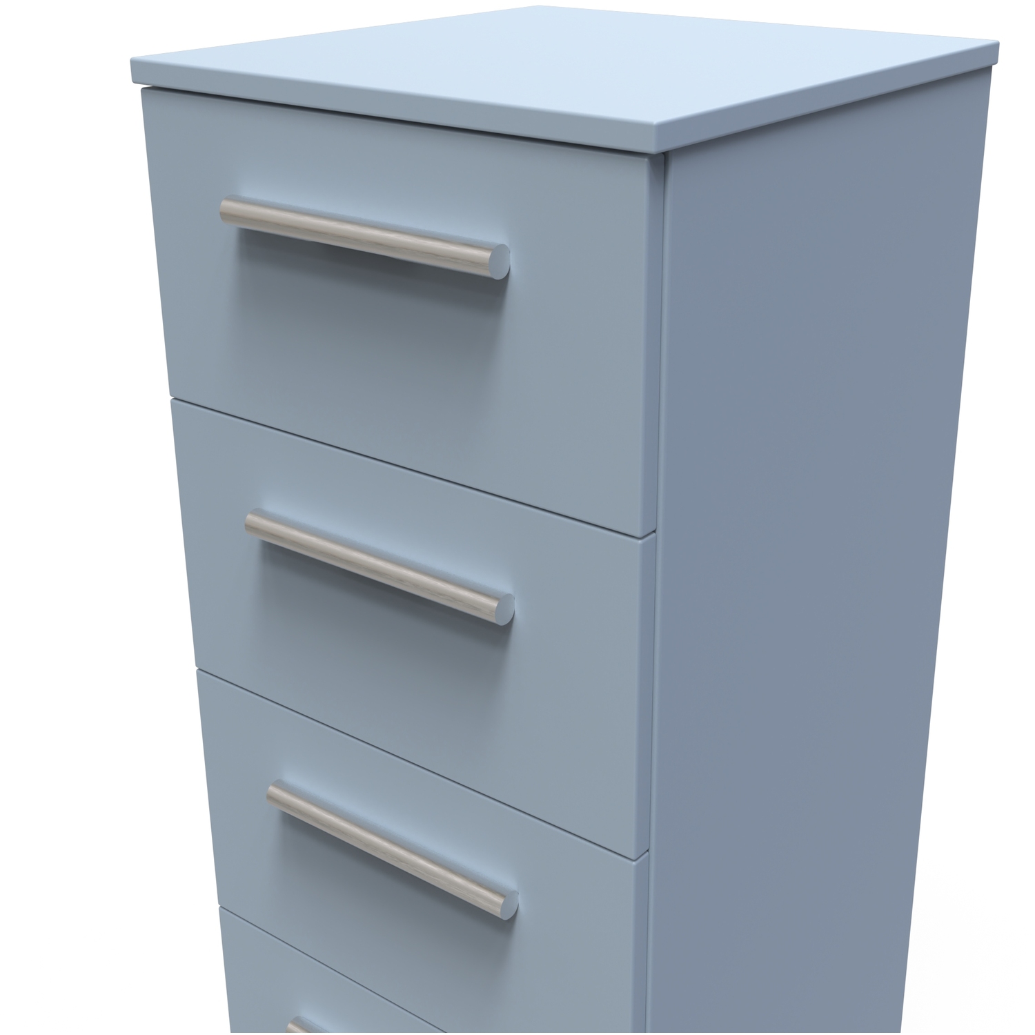 Contrast Ready Assembled 4 Drawer Tallboy