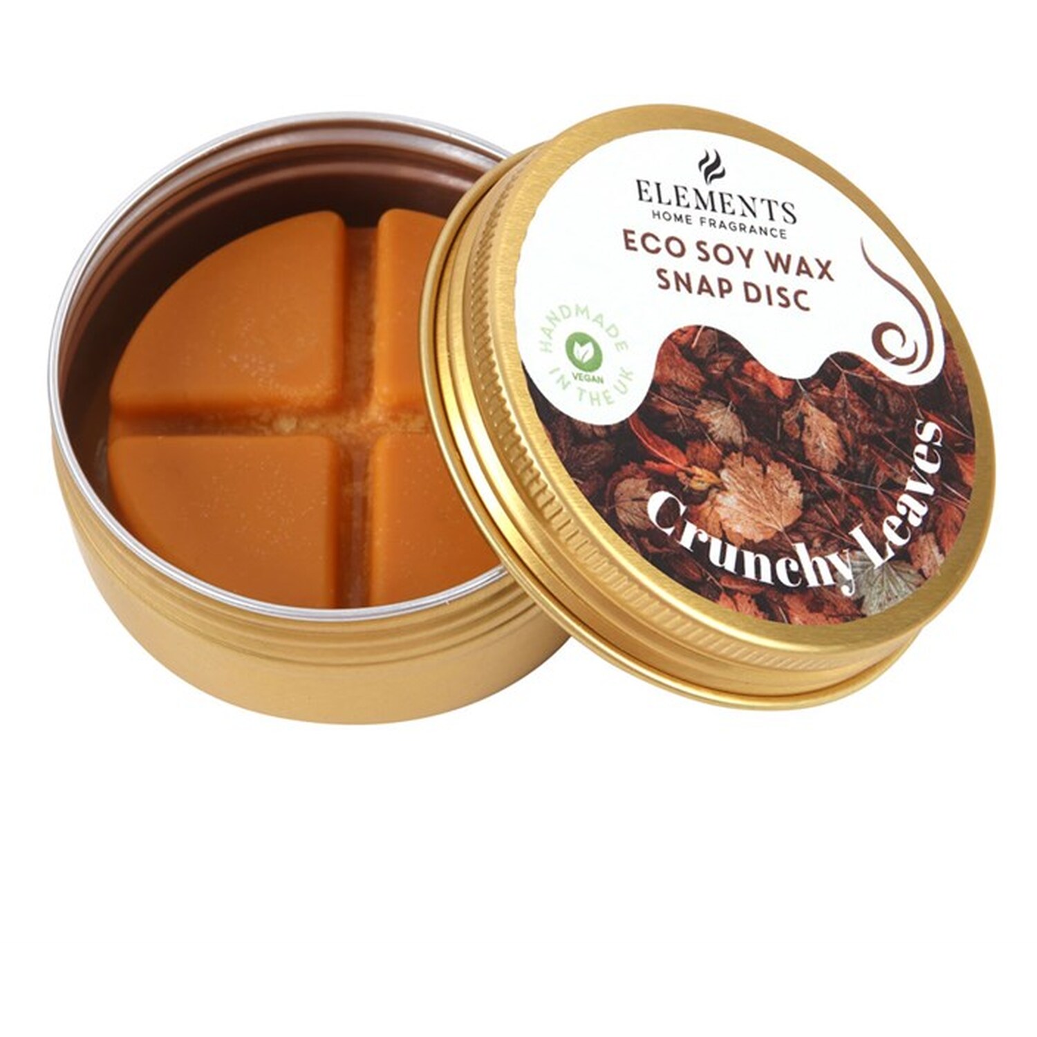 Crunchy Leaves Soy Wax Snap Disc