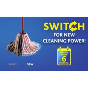 Vileda SuperMocio Microfibre and Power Mop Refill