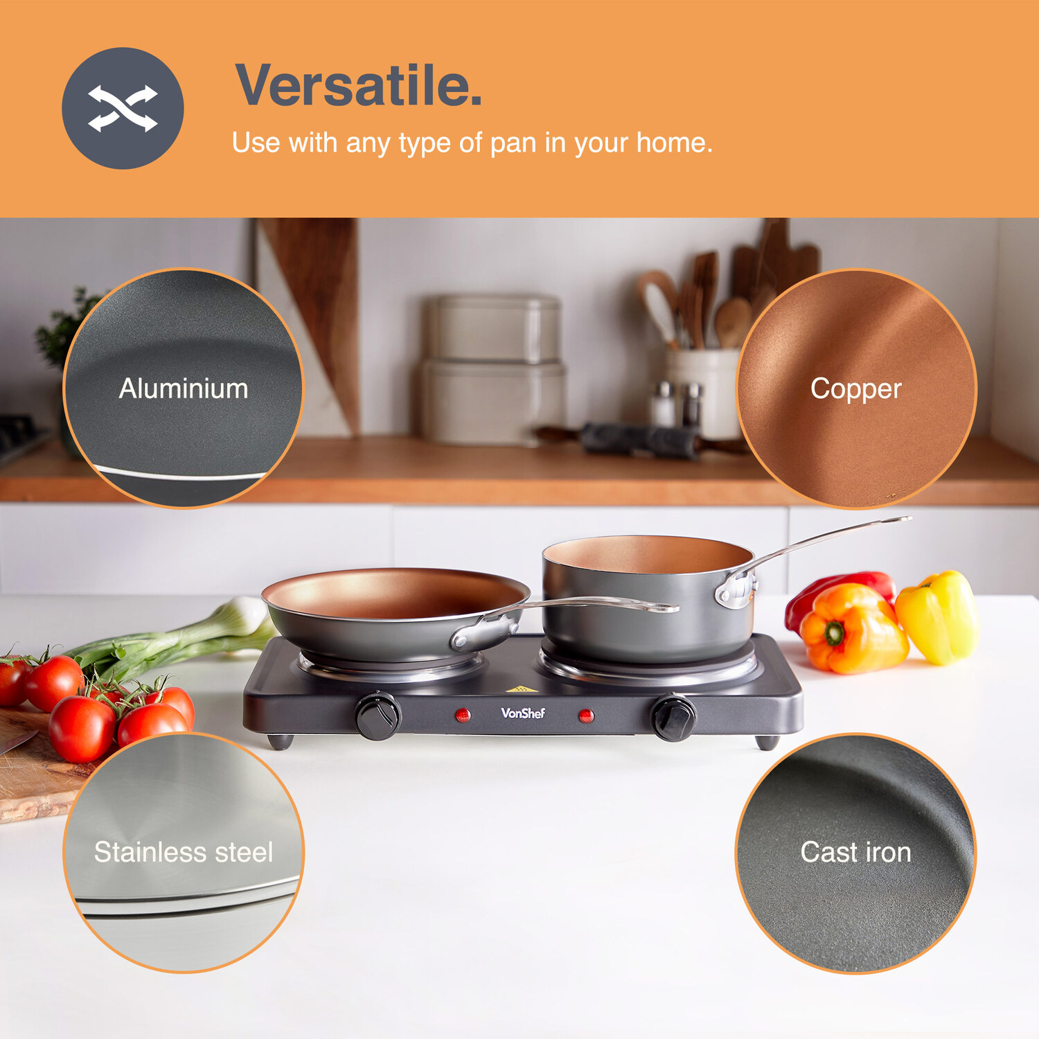 Portable Electric Double Hot Plate