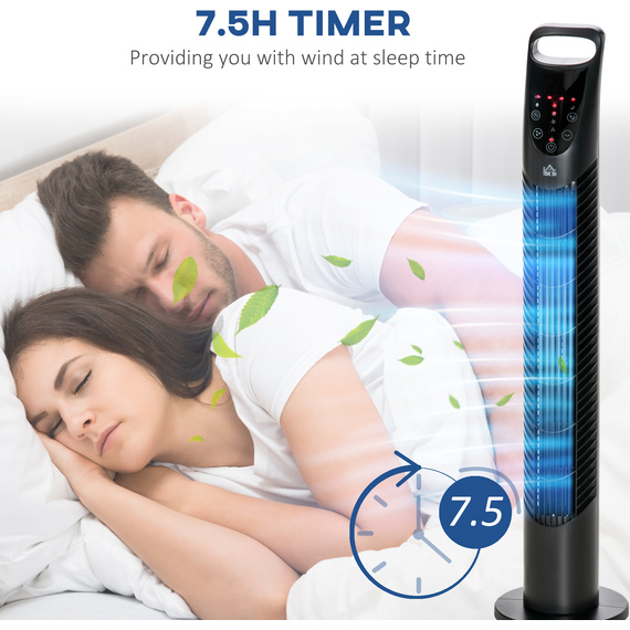 78.5cm Oscillation Tower Fan with Remote Control