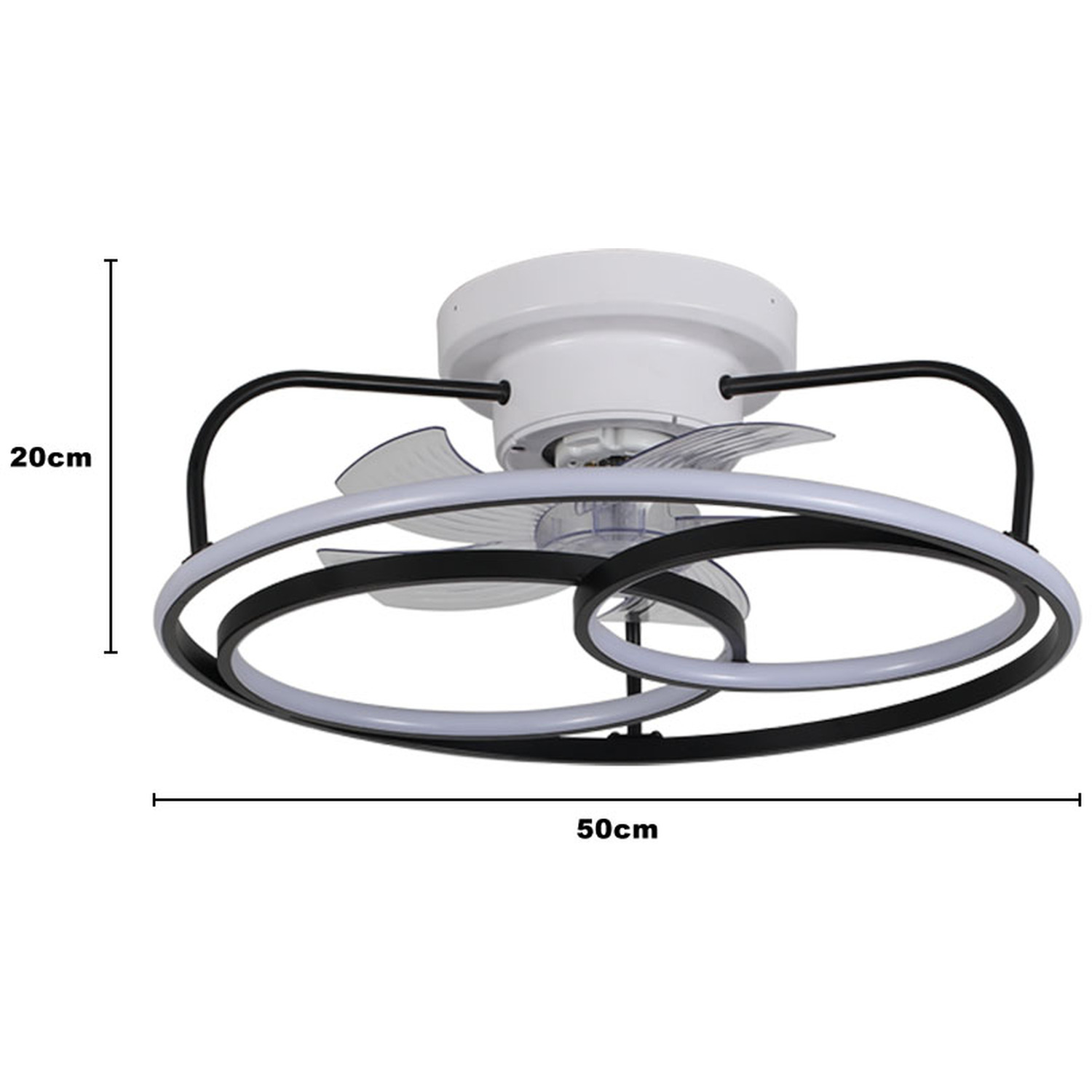 LED 3 Round Ceiling Fan Light