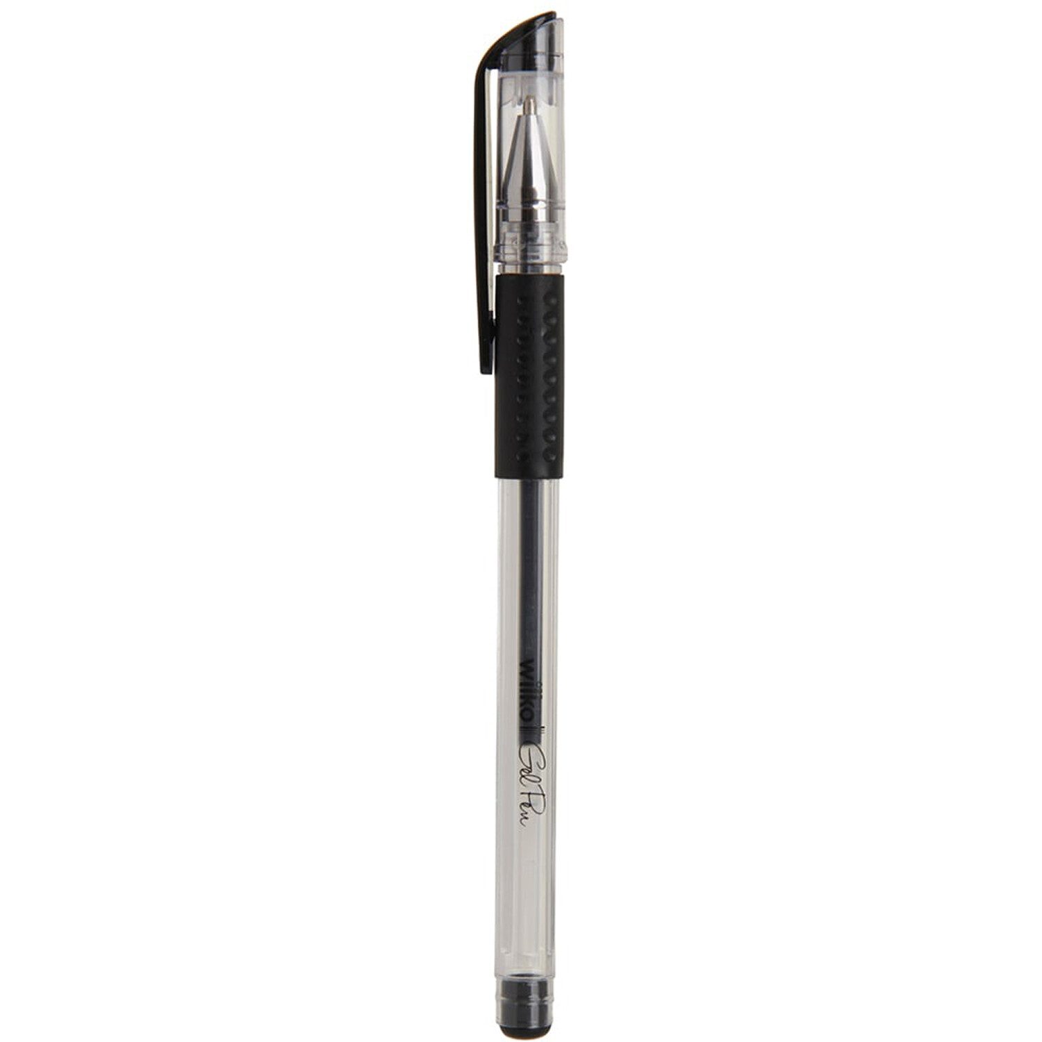 Pack of 5 Capped Black Gel Pens