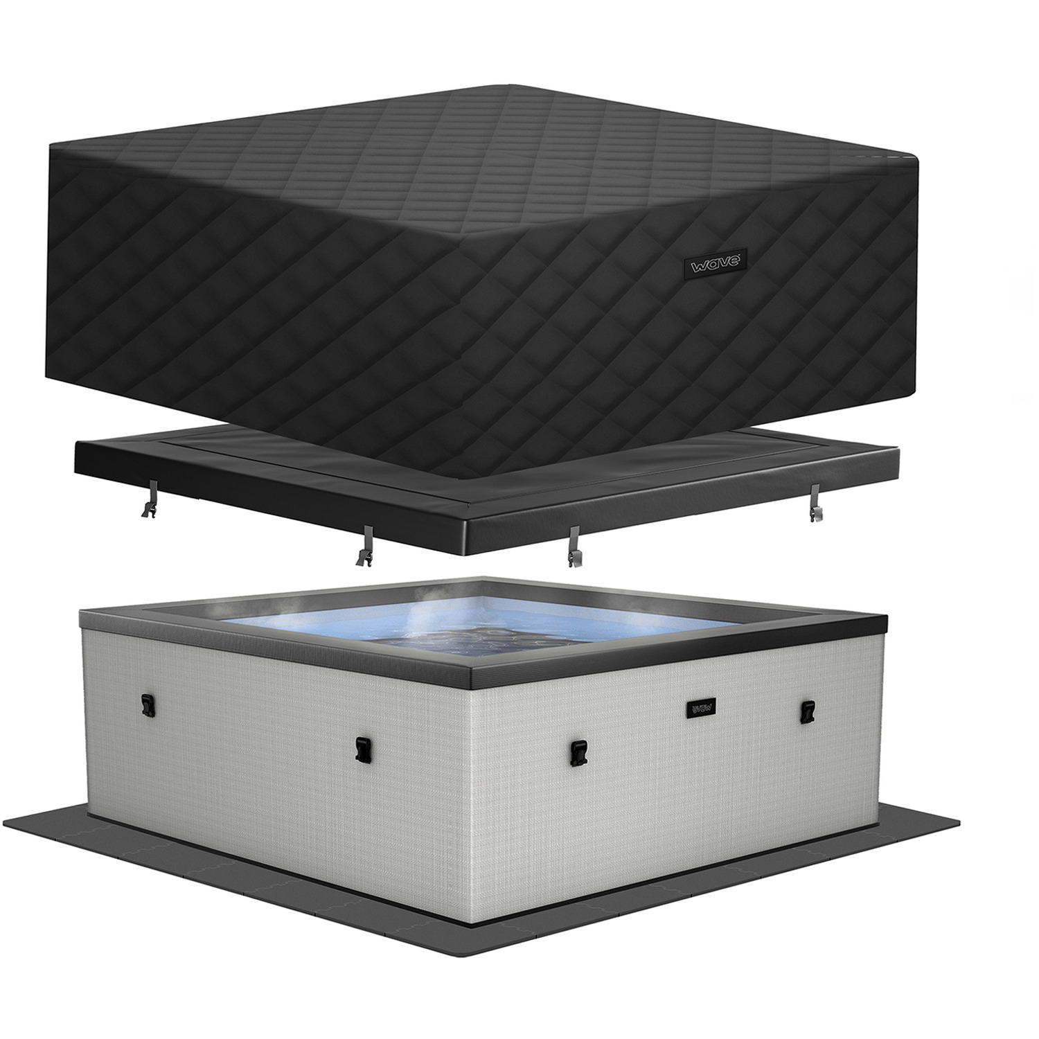 Wave Garda, 6-Person Eco Foam Hot Tub, Integrated Heater