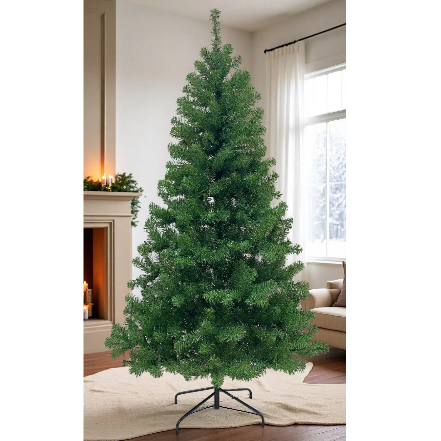 6FT Luxury Imperial Grand Fir Full Artificial Christmas Tree