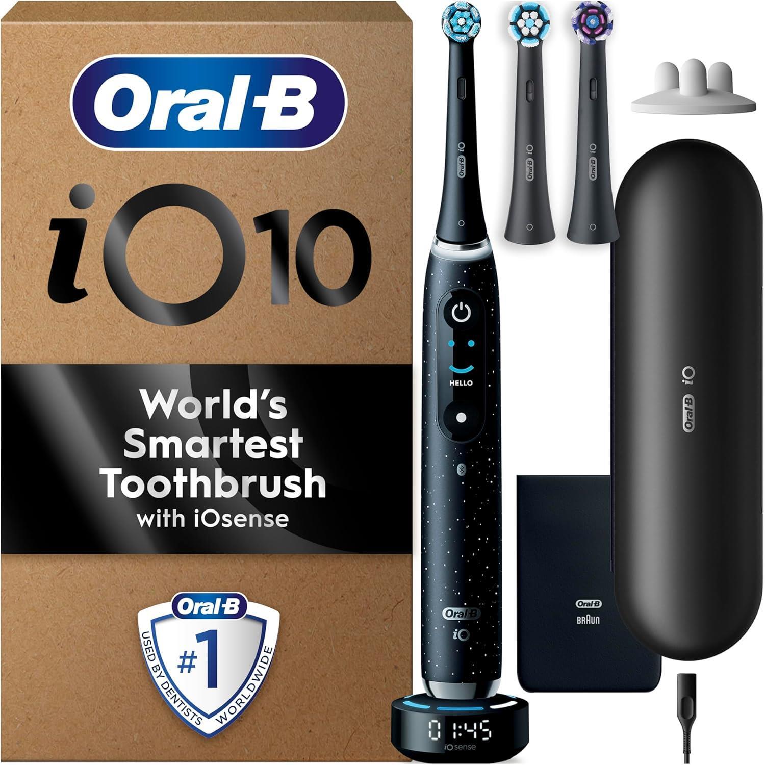 iO10 Electric Toothbrush with Travel Case and 7 Modes