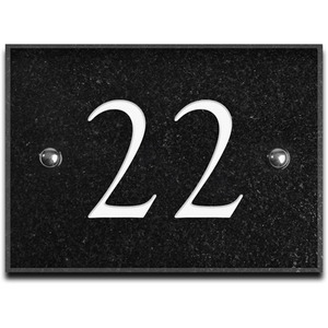 Black Granite House Number 22