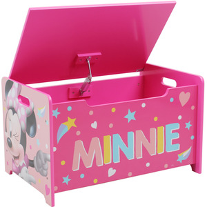 Minnie Mouse Deluxe Wooden Toy Box Bench