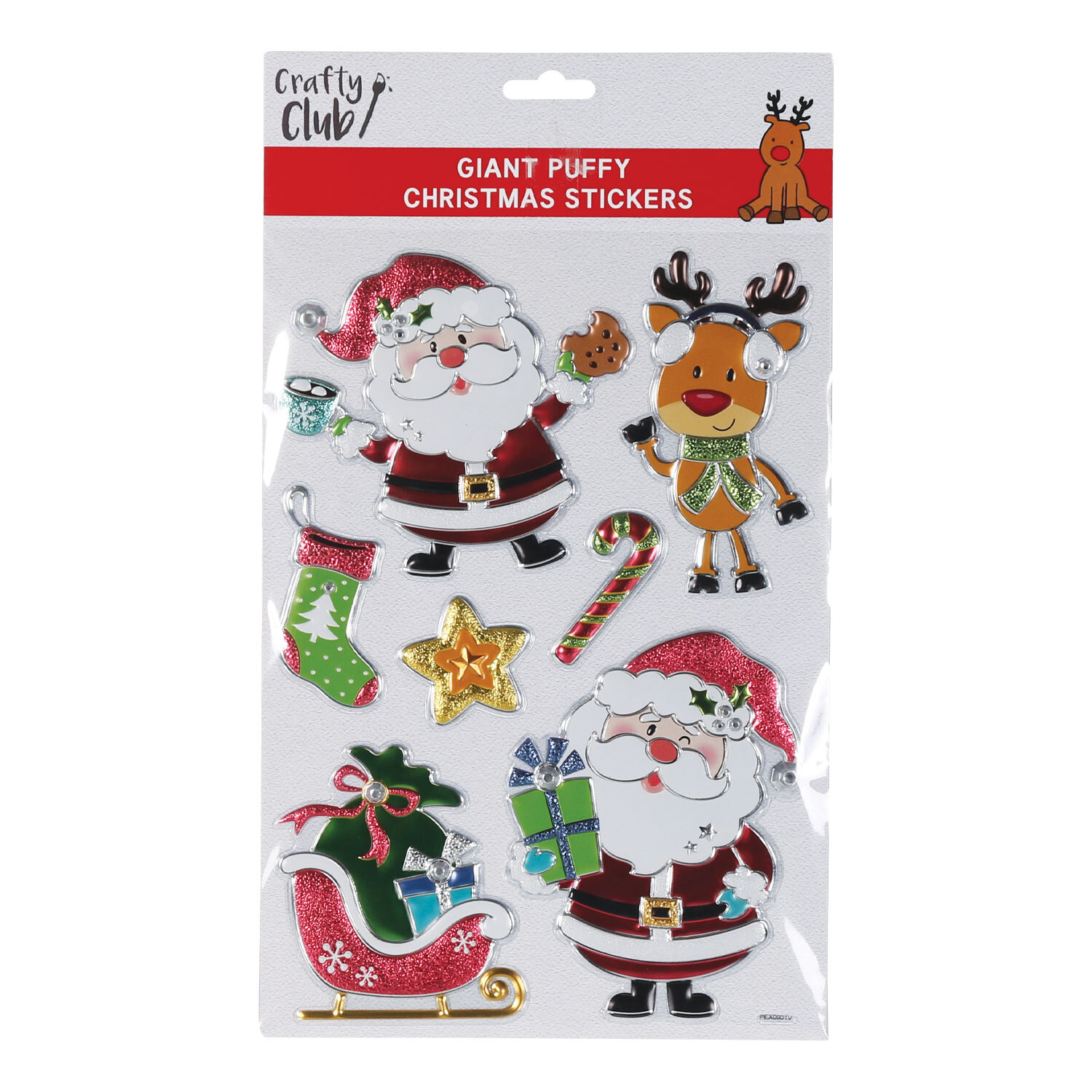 Giant Christmas Pop Up Stickers