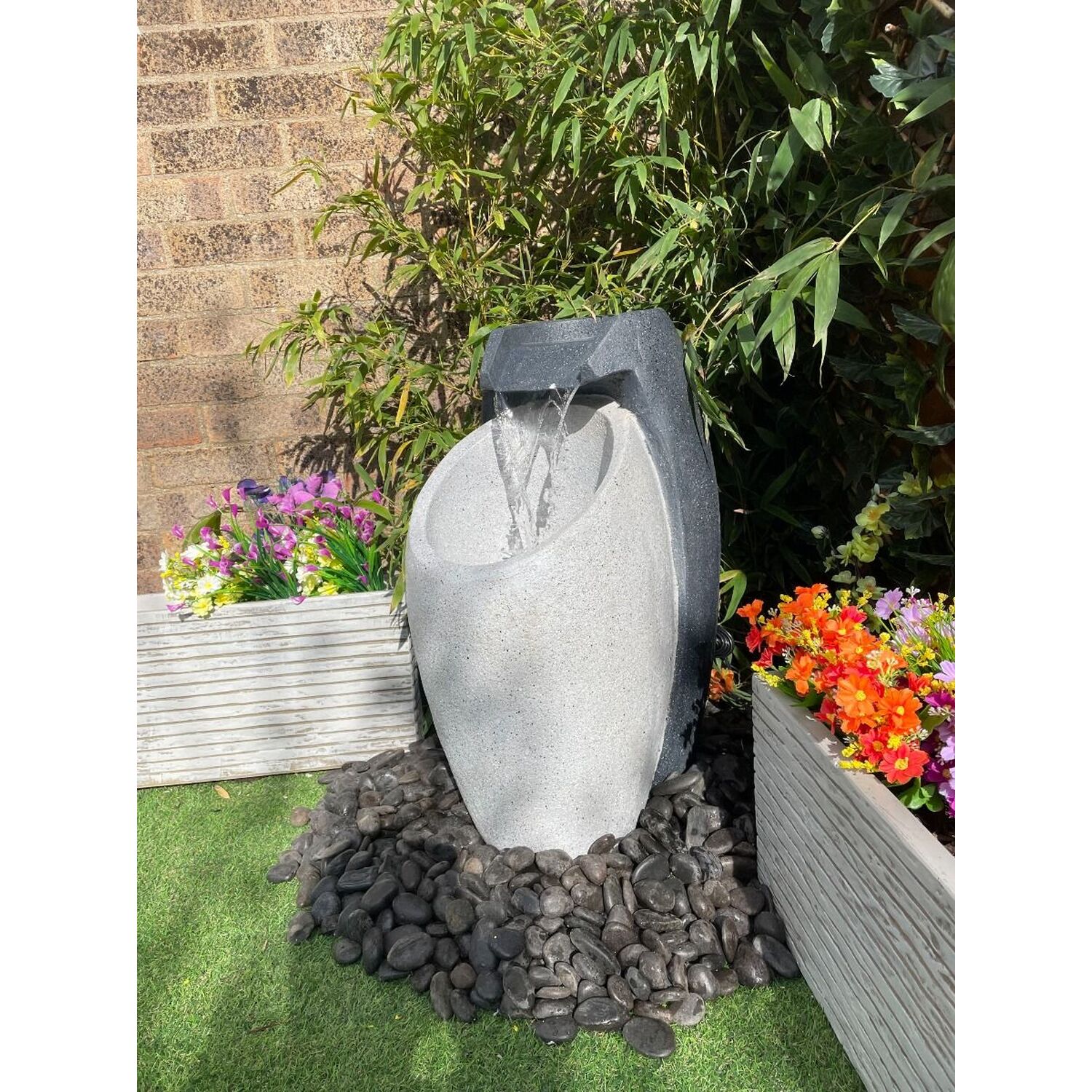 Pouring Vase Contemporary Water Feature