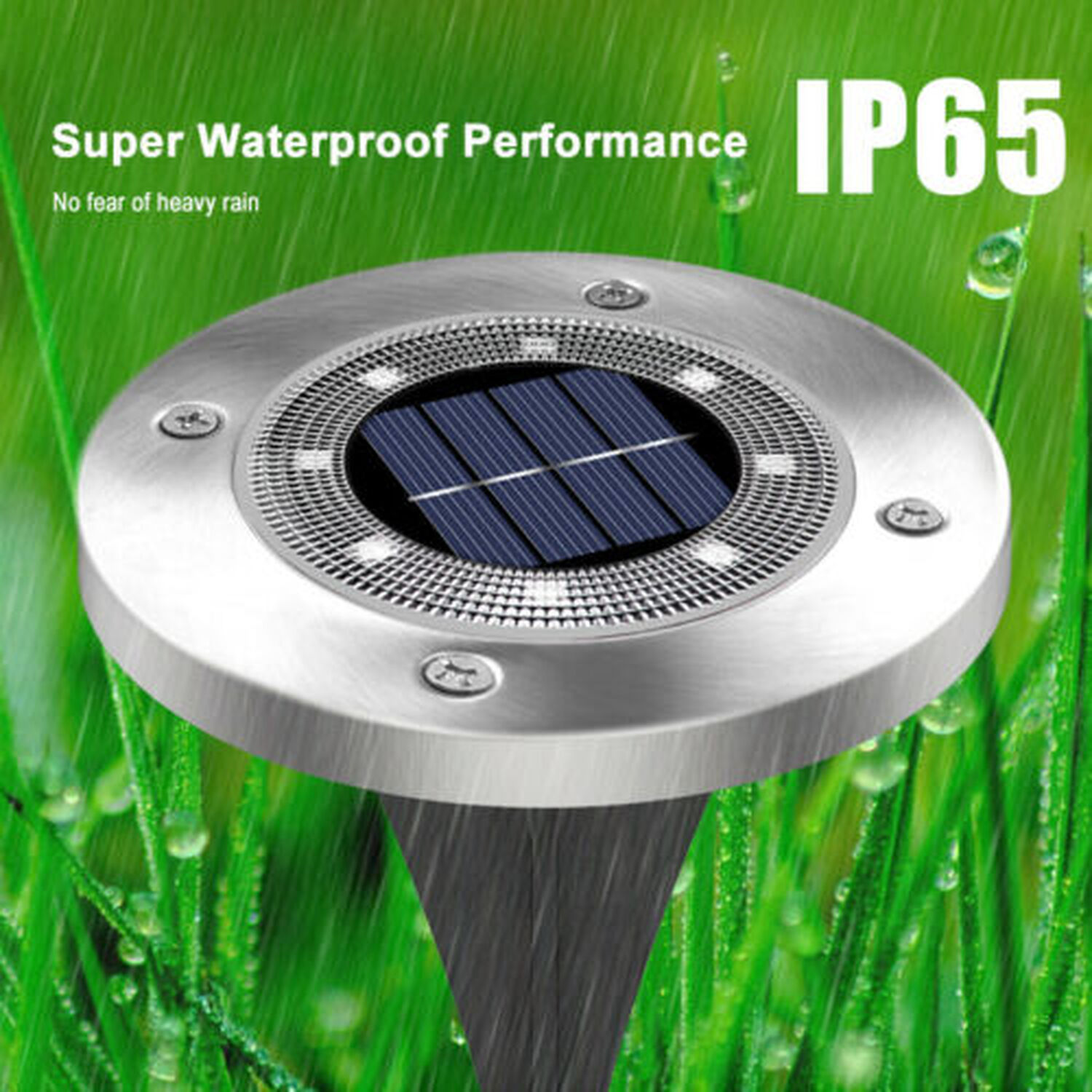 Solar Garden Light IP65, RGB, Pack of 4
