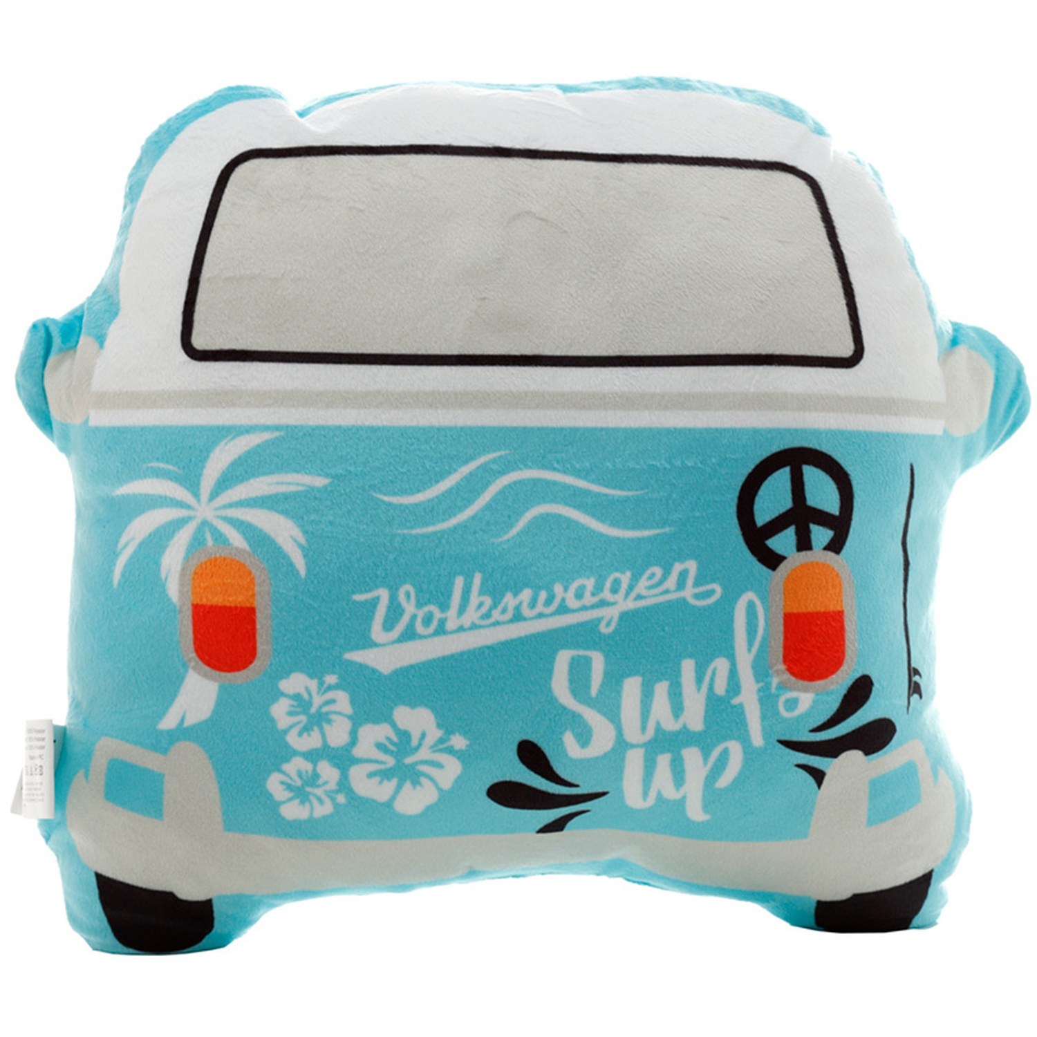 Plush Surf Adventure Volkswagen VW T1 Camper Bus Shaped Cushion