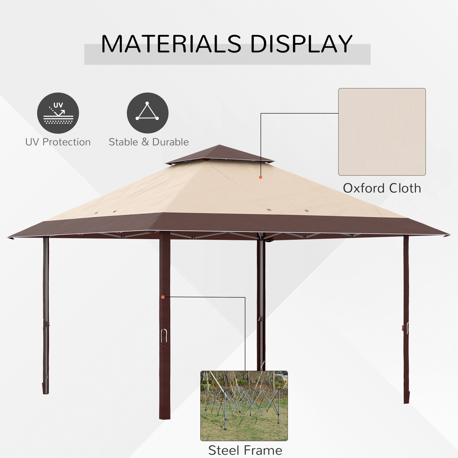 4 x 4m Outdoor Pop Up Canopy