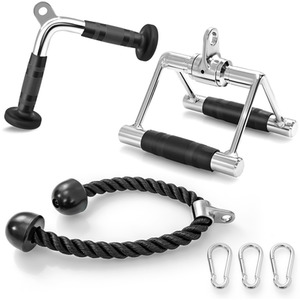 3-Piece Cable Machine Attachment Set