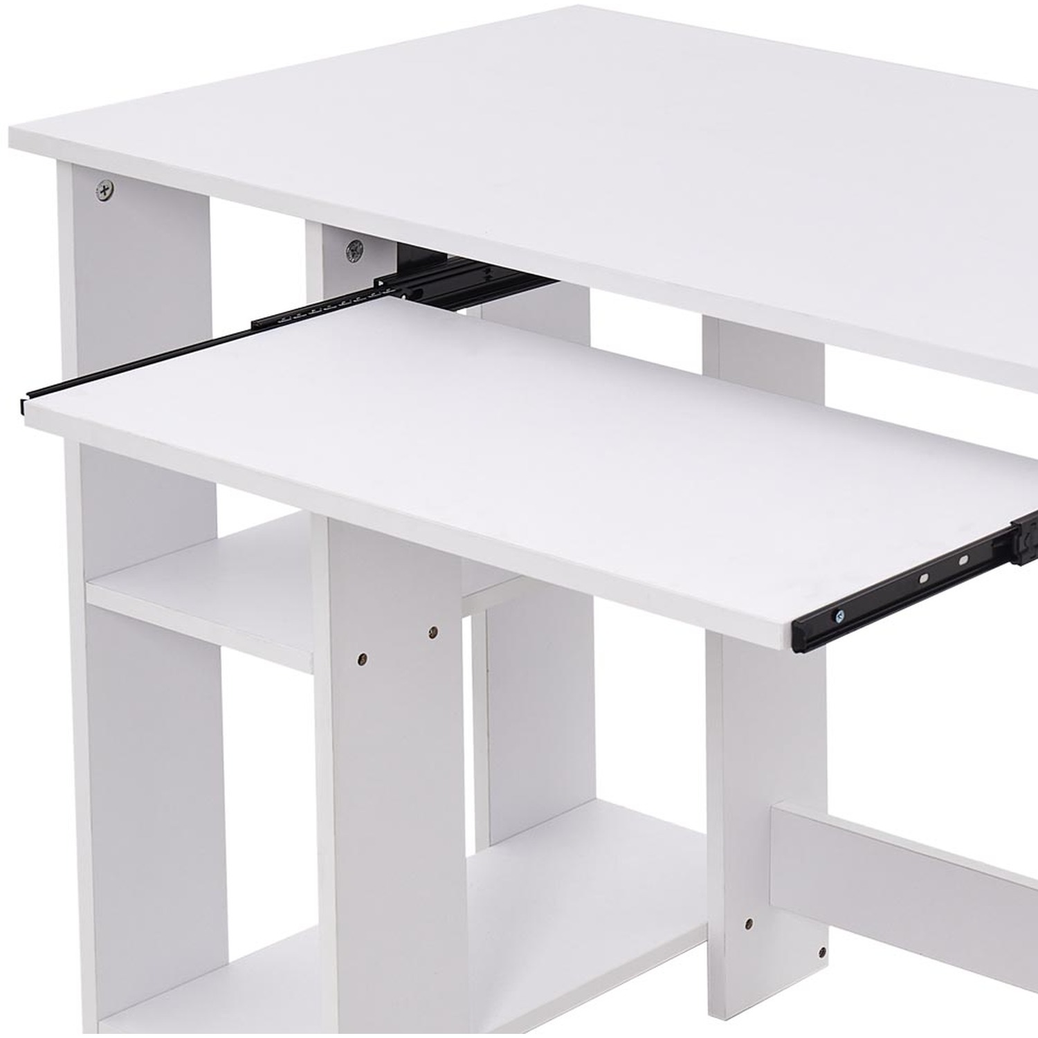 Computer Desk with Keyboard Tray