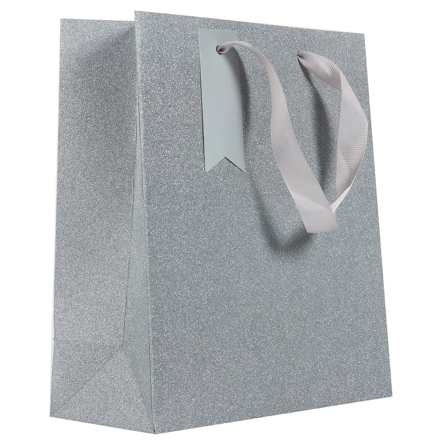Pack of 3 Silver Glimmer Medium Gift Bags