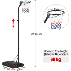 Freestanding Netball Hoop and Stand