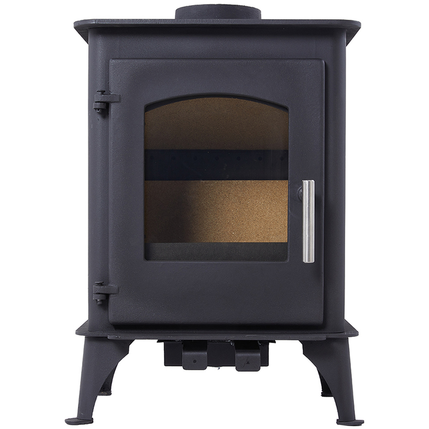 Freestanding Cast Iron Multi-Fuel Stove with 99cm Flue Pipe