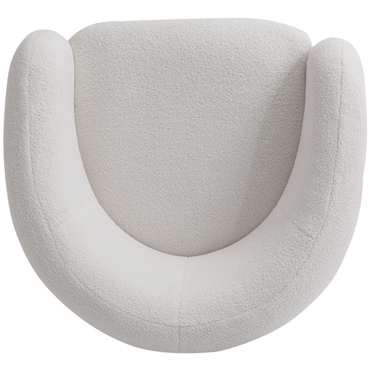 Teddy Fleece Upholstered Swivel Chair