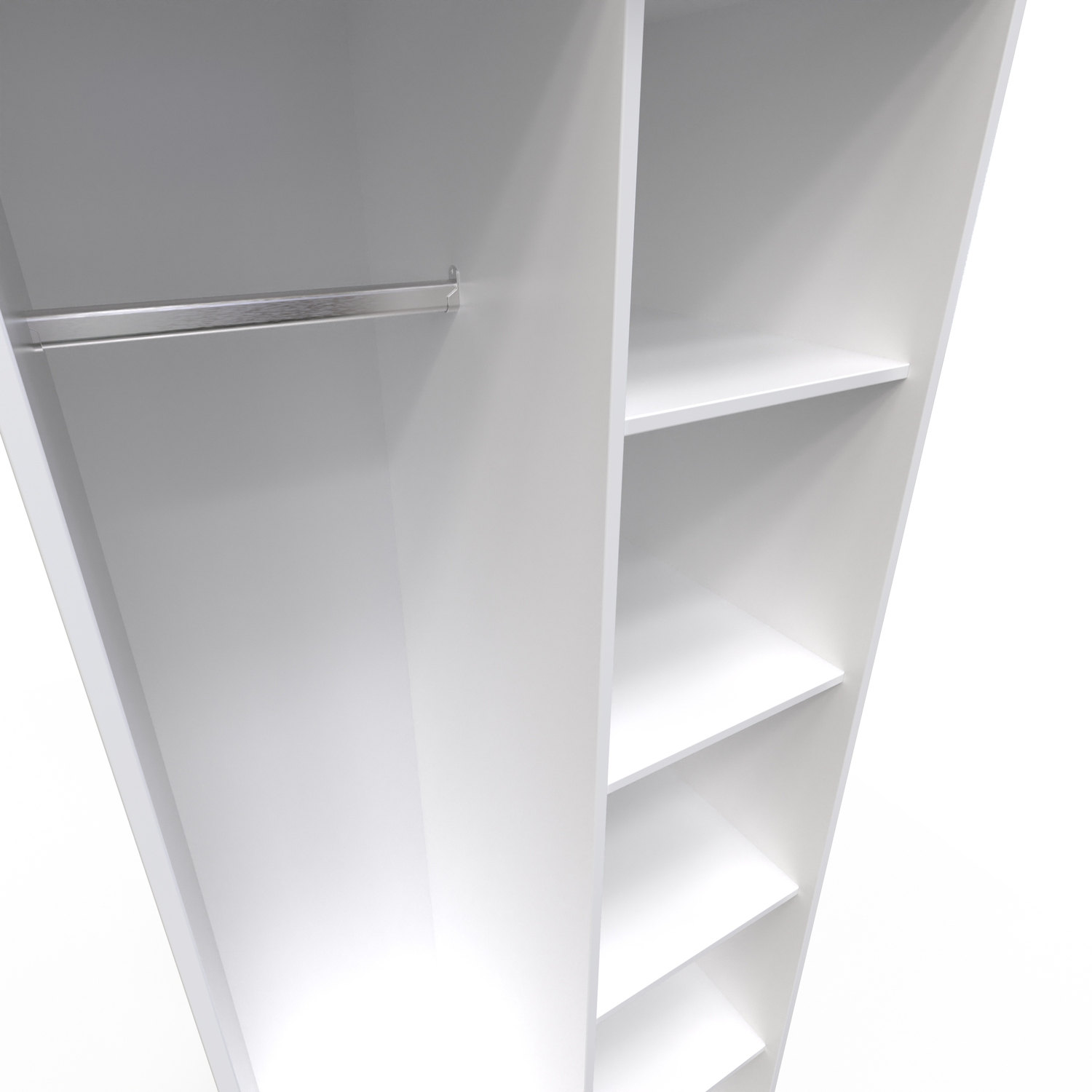 Cube Ready Assembled Tall Open Wardrobe