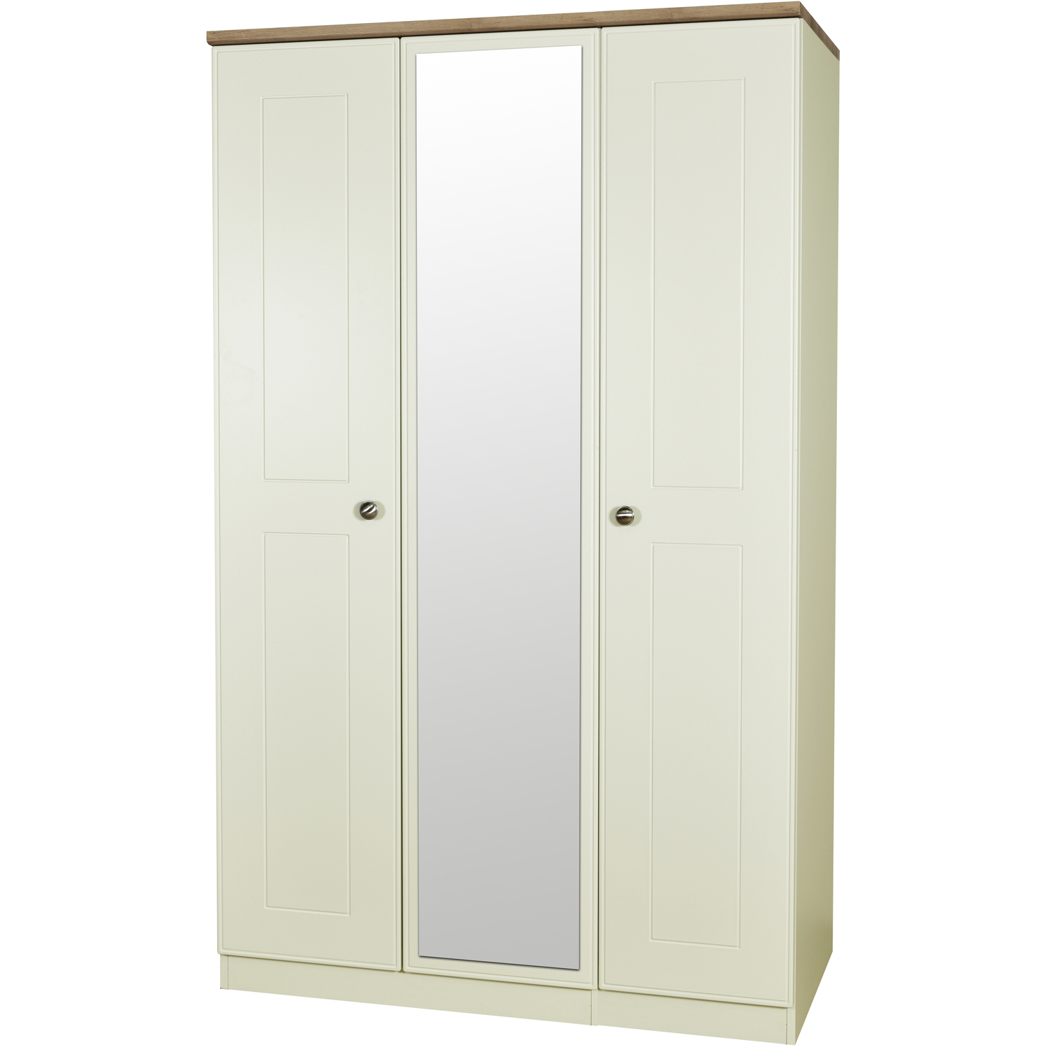 Victoria Ready Assembled Triple Mirrored Wardrobe