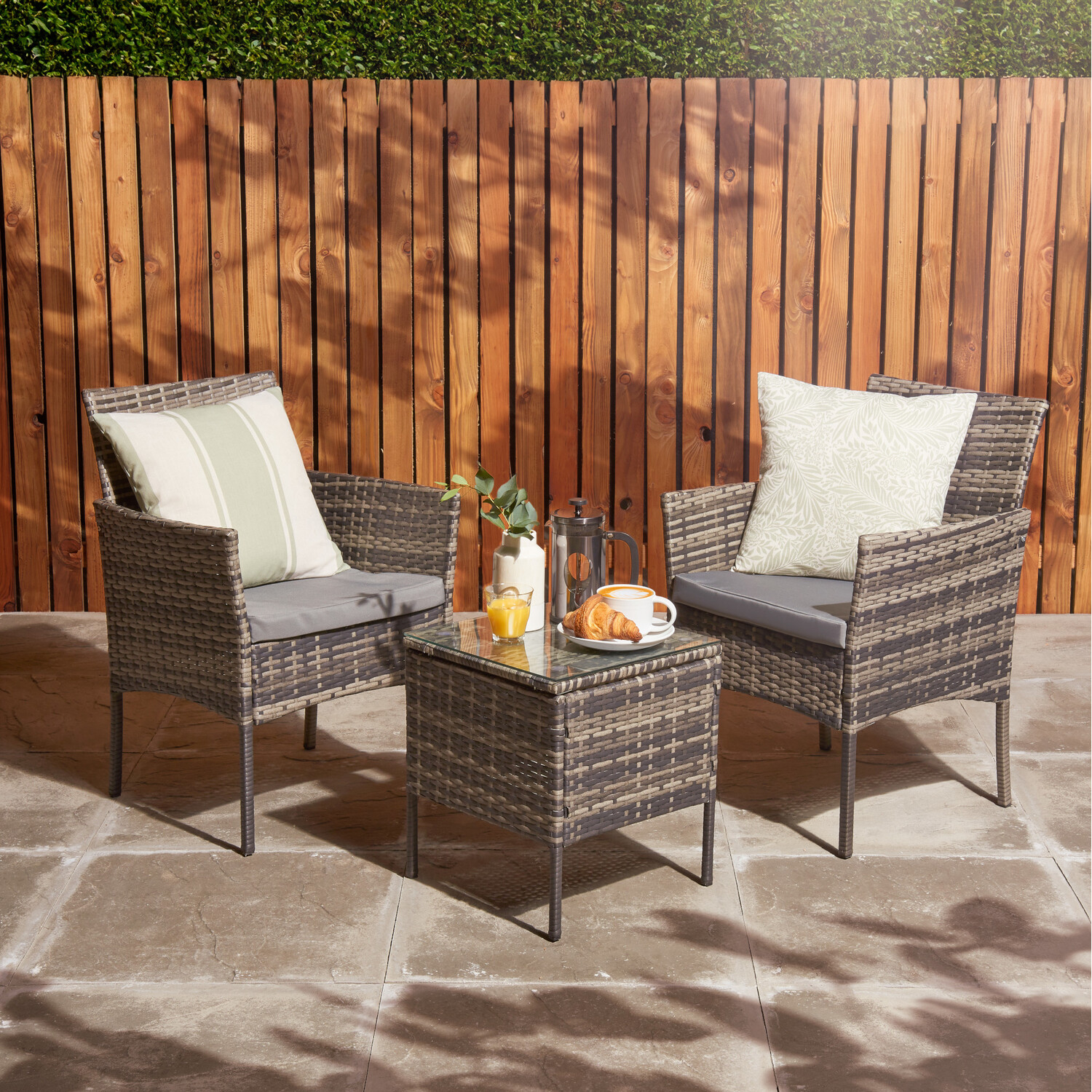 4 Seater Rattan Garden Furniture Set