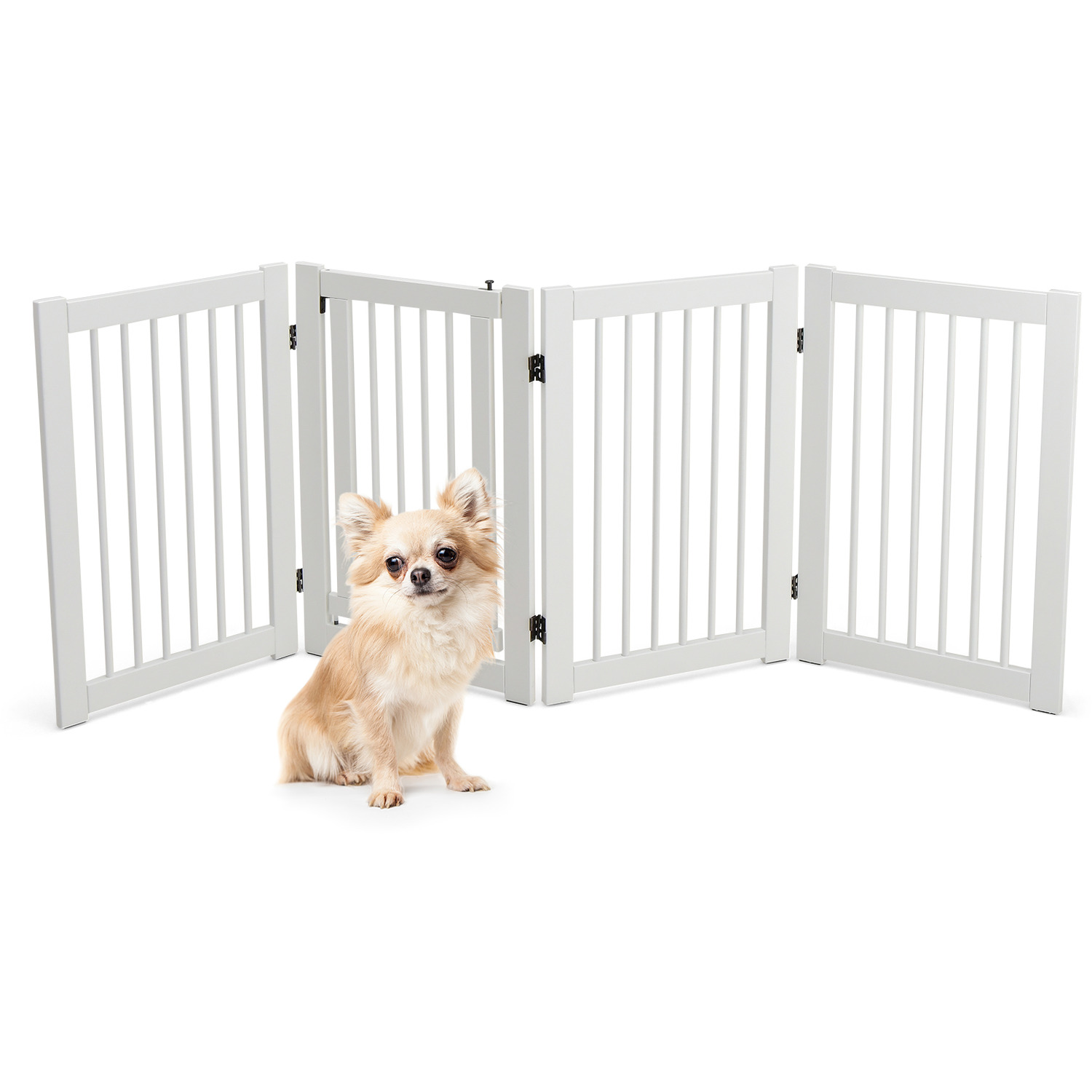 4 Panels Freestanding Pet Gate