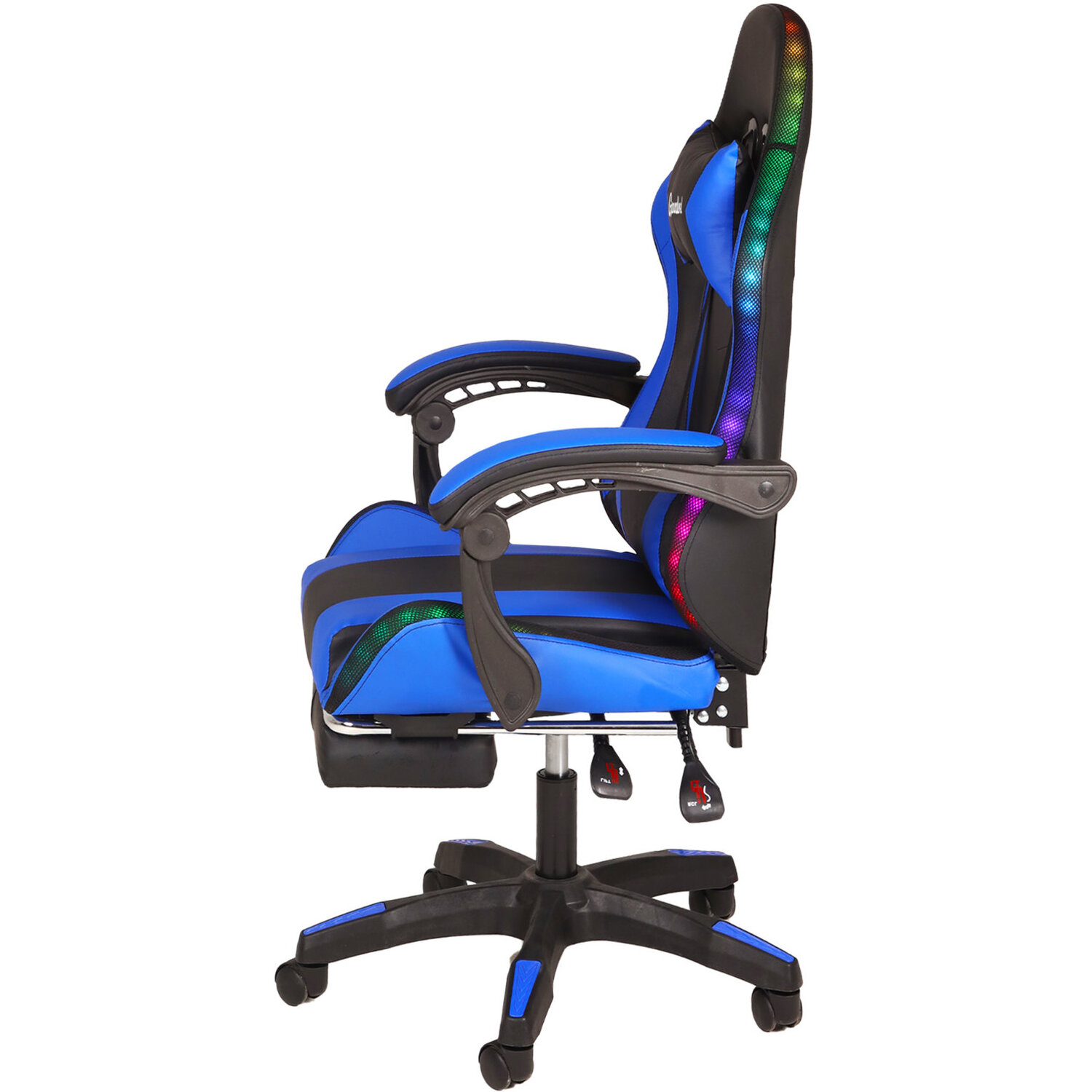 Premium LED Gaming Chair with Footrest