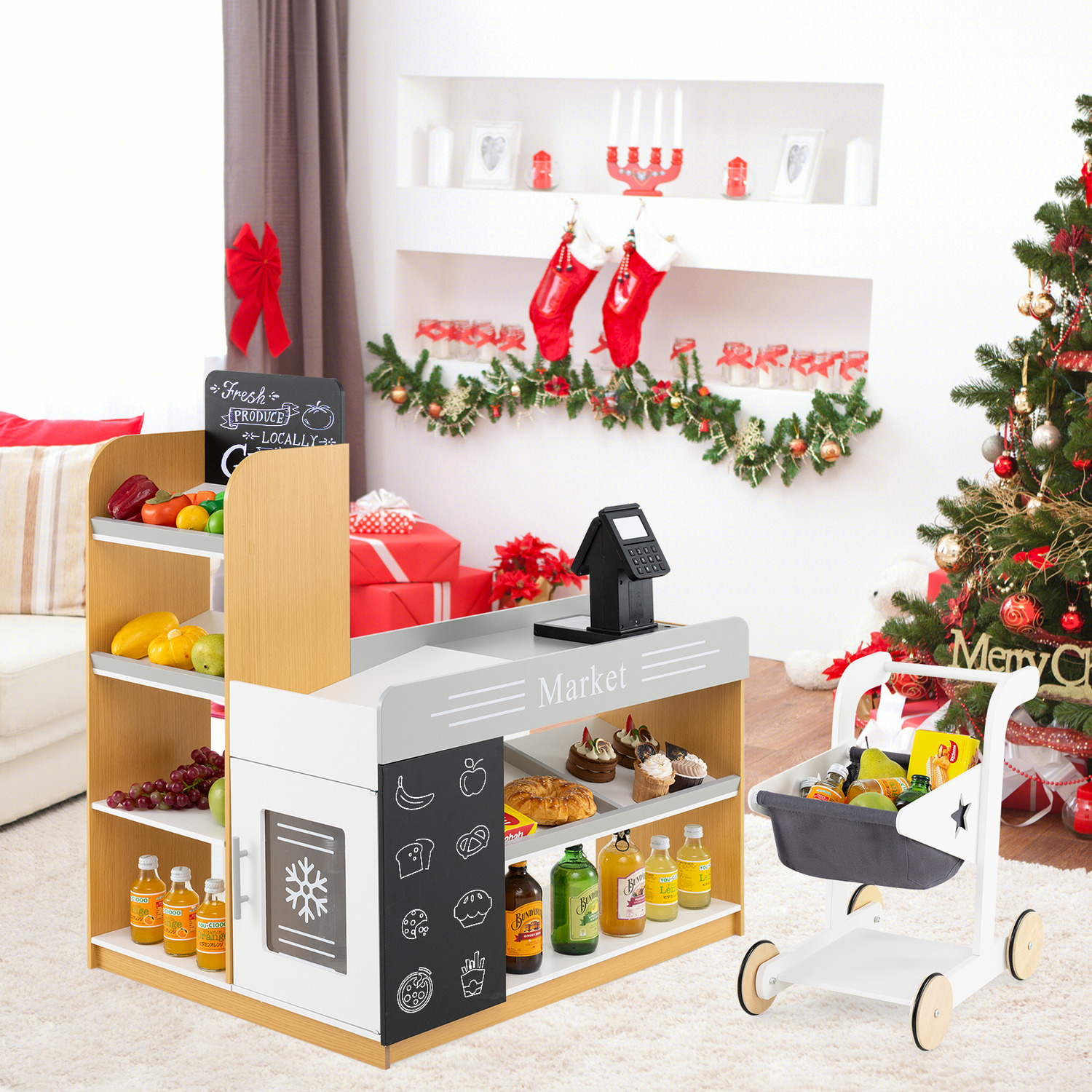 Pretend Play Grocery Store Set