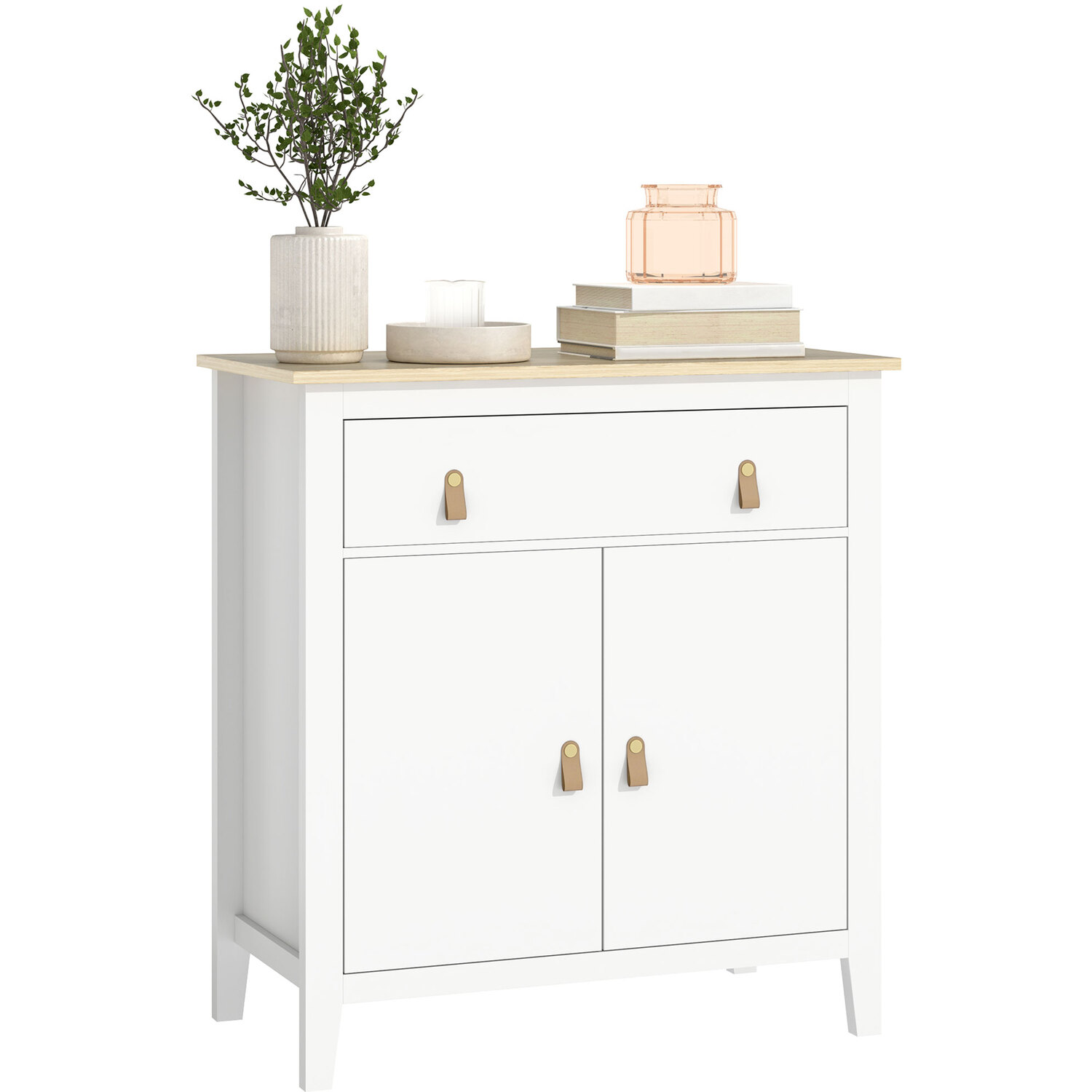 HOMCOM Sideboard with Drawer Adjustable Shelf