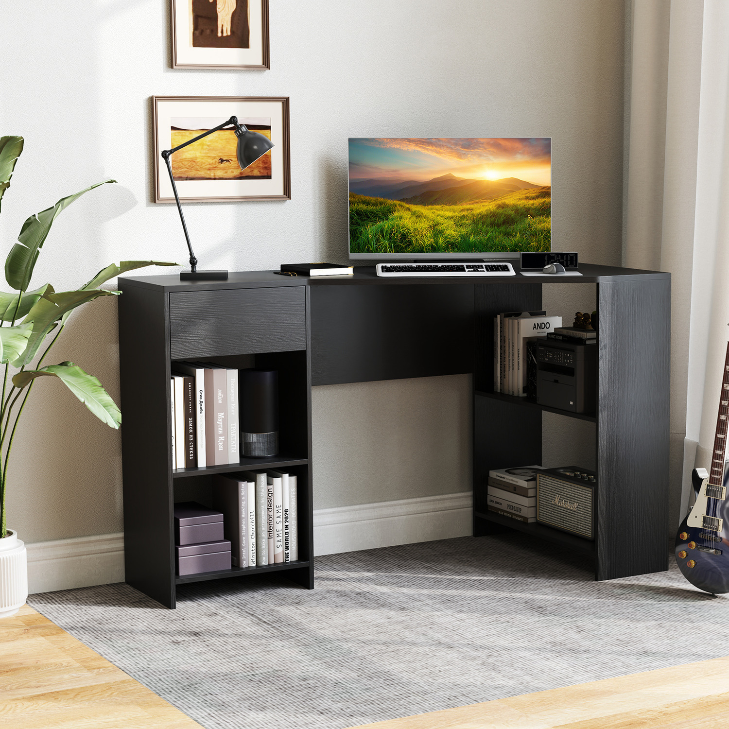 Compact Corner Executive Desk