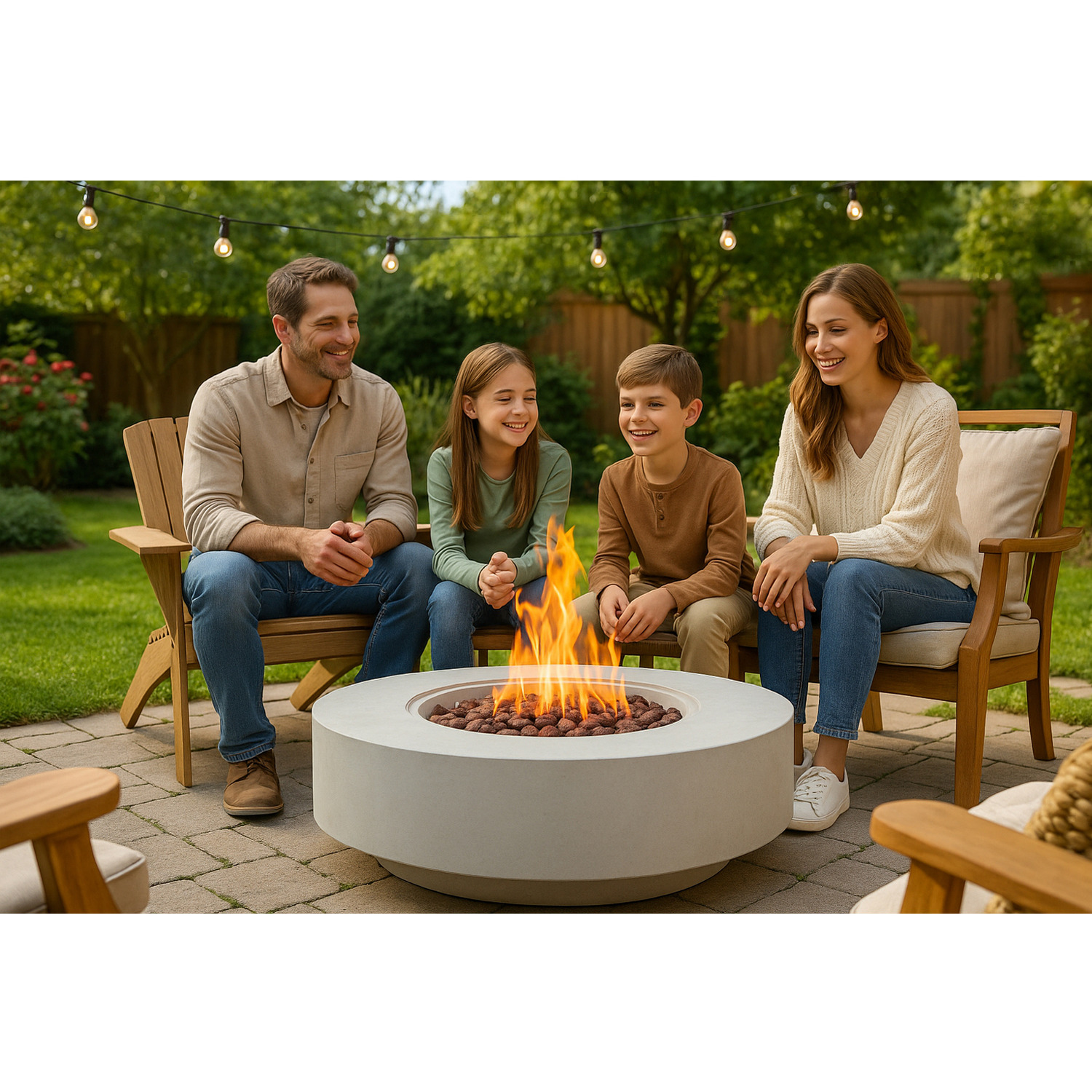 Fusion Outdoor Gas Fire Pit
