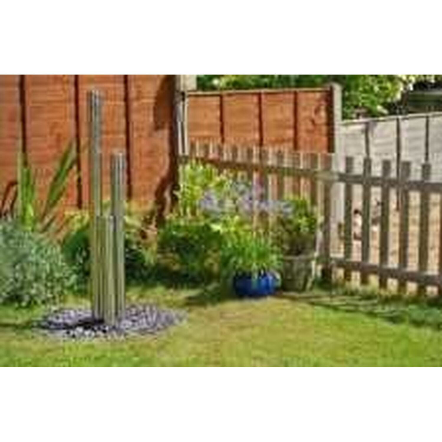 1.37m Stainless Steel Tube Mains Powered Water Feature
