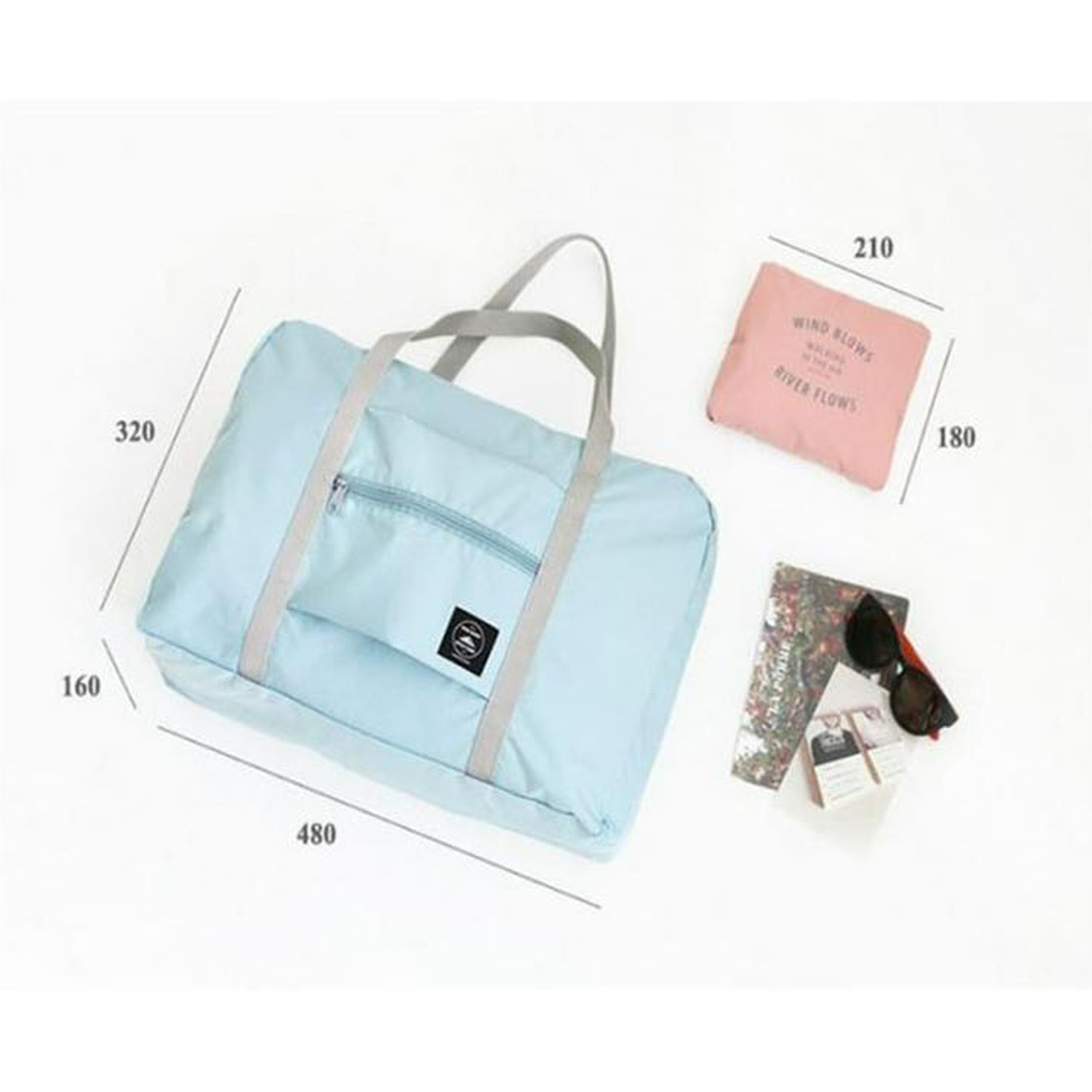 Foldable Travel Duffel Holdall Bag